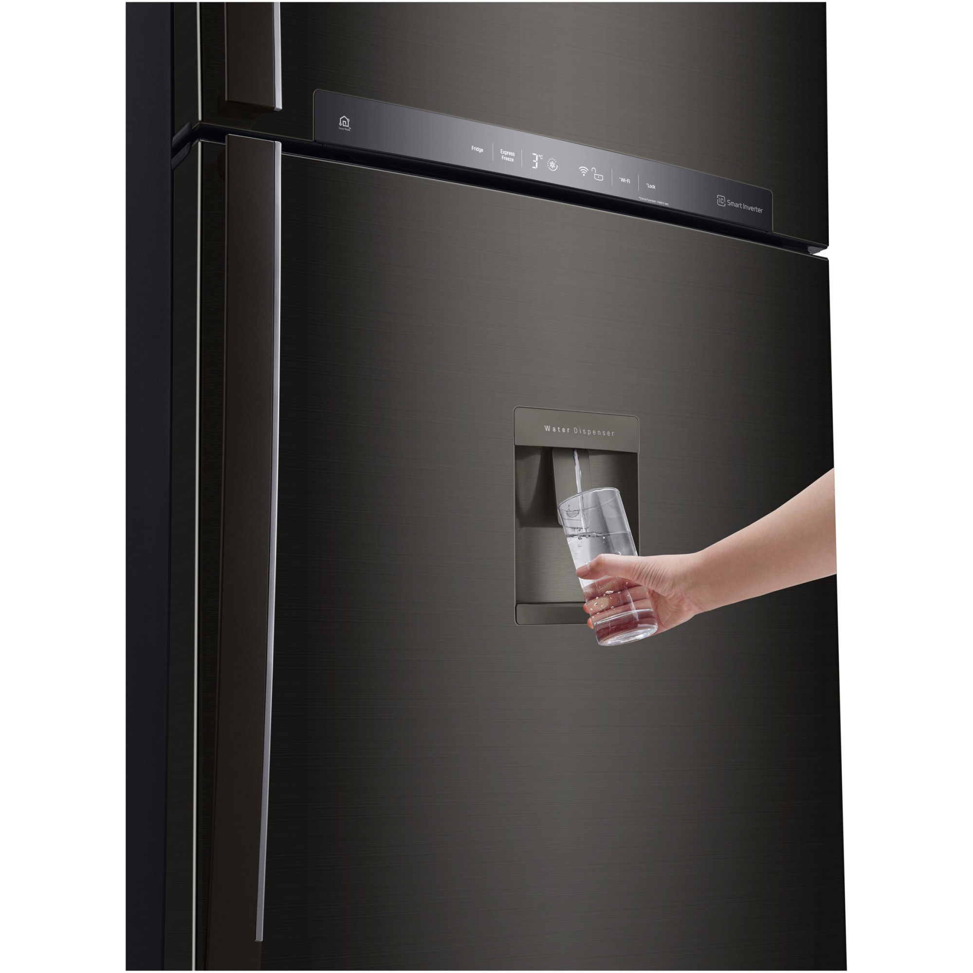 Frigider cu doua usi LG GTF744BLPED, 509 l, Total No Frost ...