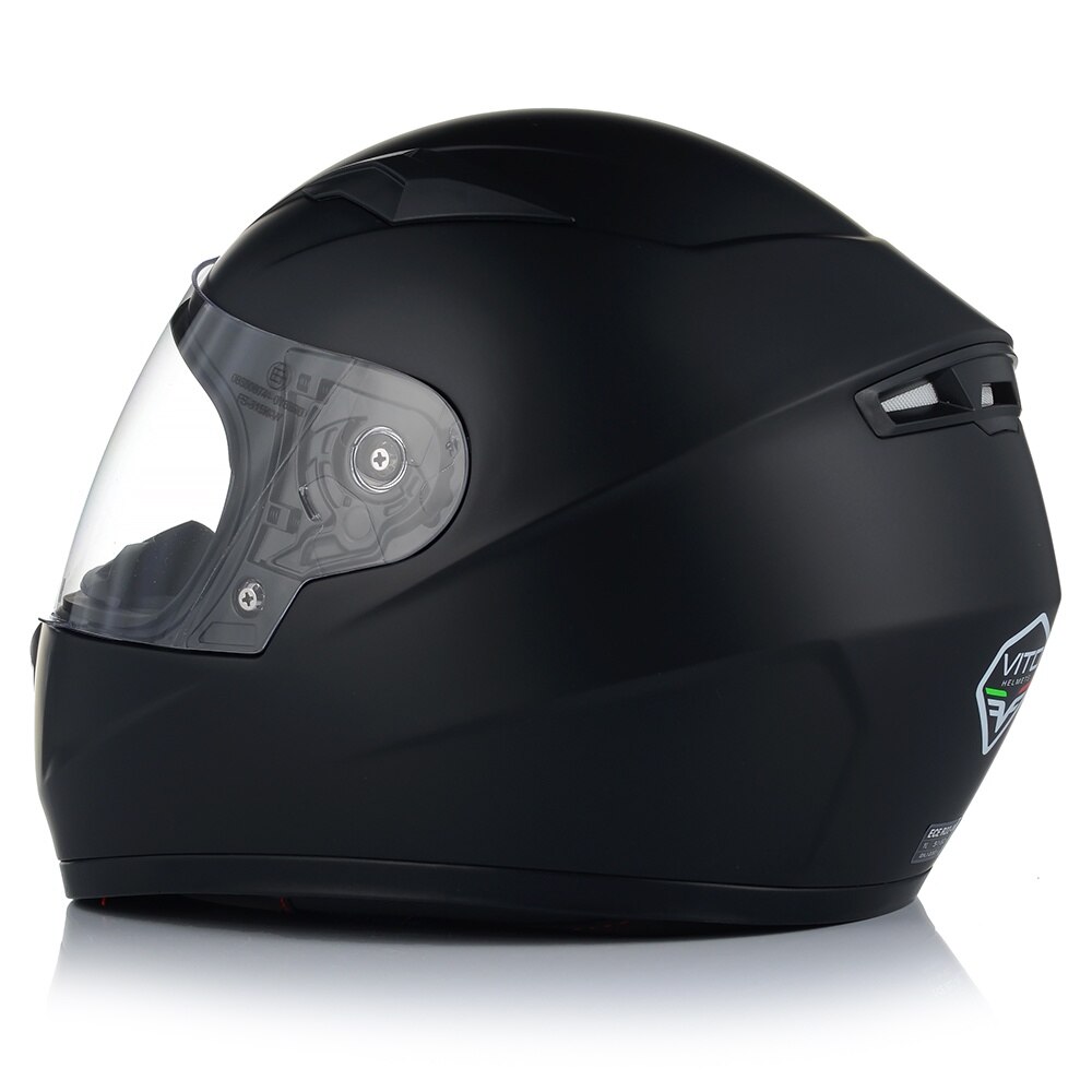 Casca Moto, Vito Bambino, Integrala pentru copii, Protectie UV, Negru ...