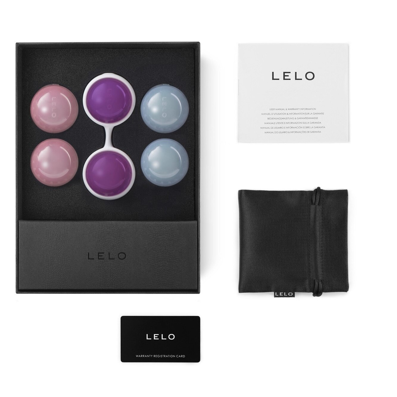 Set bile vaginale Lelo Beads Plus, trening muscular, 35mm - eMAG.ro