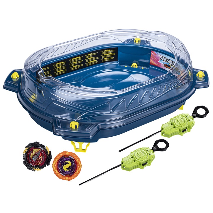 Set Beyblade Burst QuadStrike Thunder Edge, 120x120x25mm - eMAG.ro