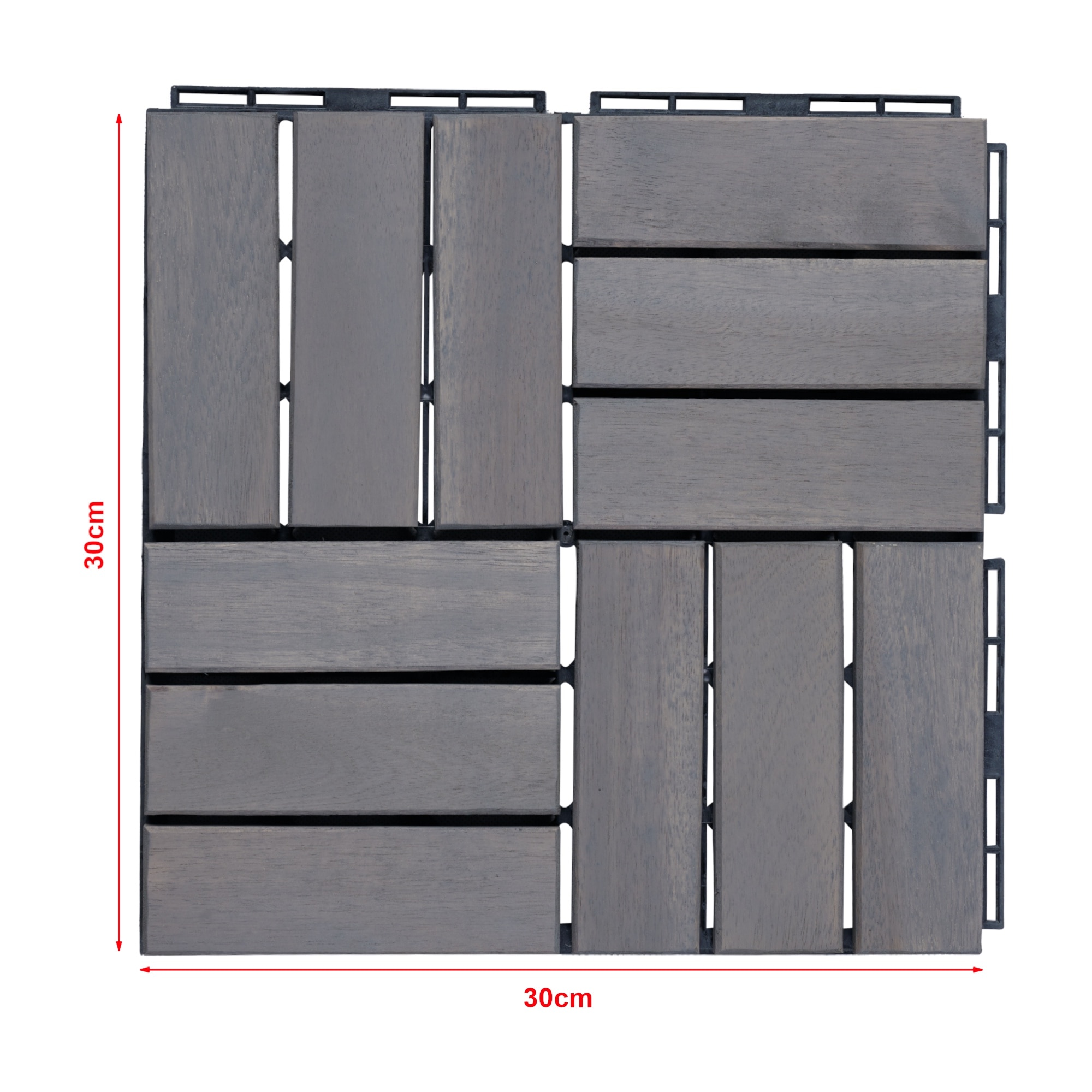 Set 10 buc placi podea exterior, casa.pro, PXBE-0005 Alliste, 30 x 30 ...