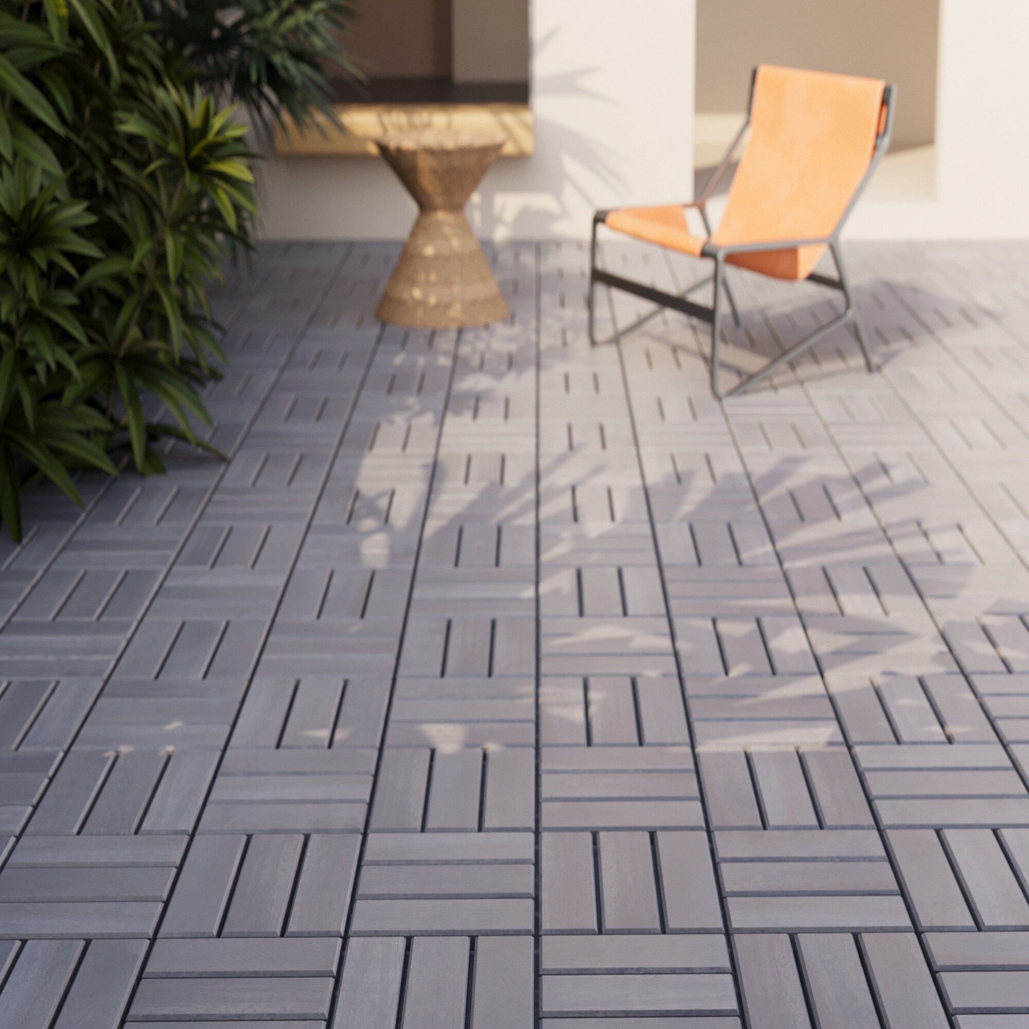 Set 10 buc placi podea exterior, casa.pro, PXBE-0005 Alliste, 30 x 30 ...