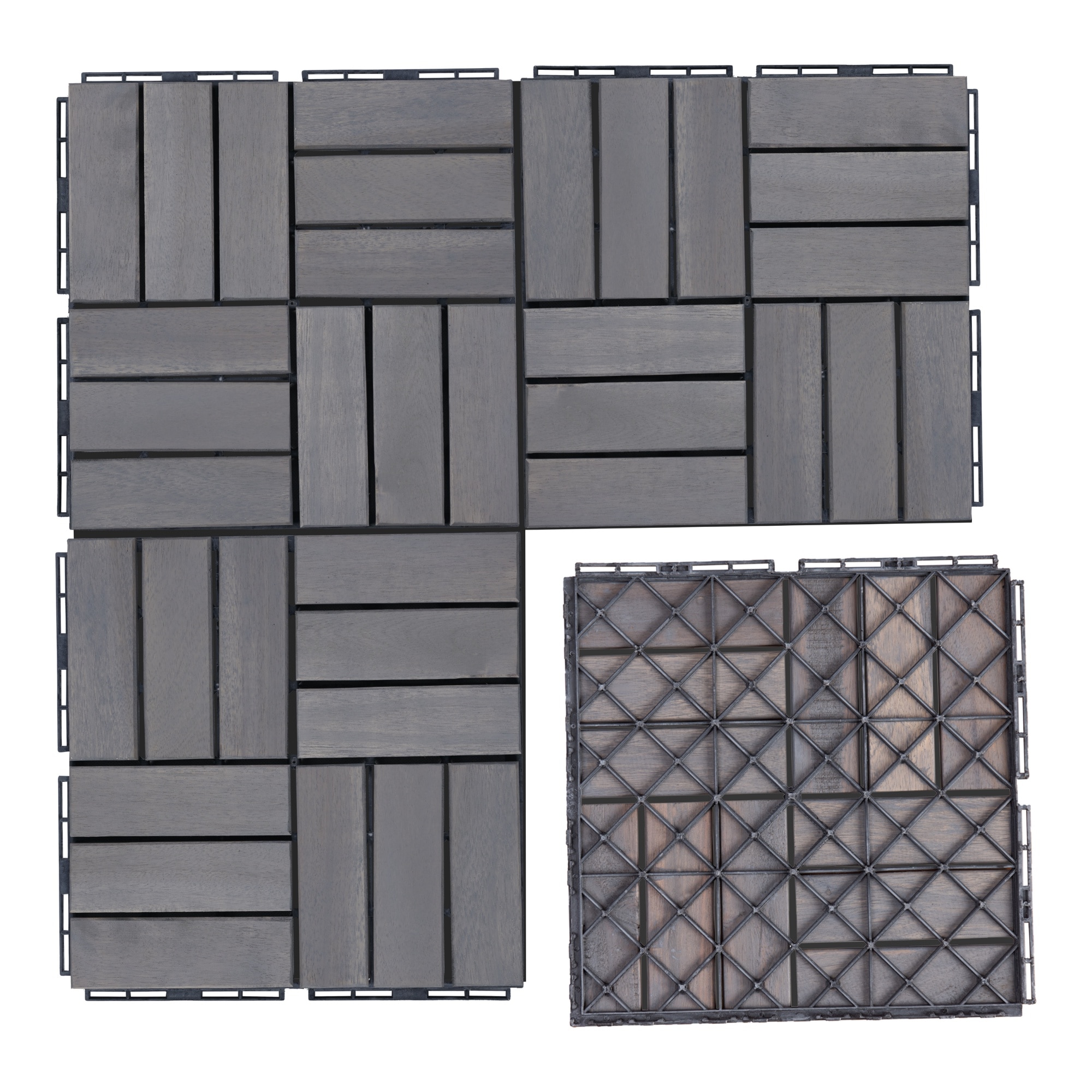Set 10 buc placi podea exterior, casa.pro, PXBE-0005 Alliste, 30 x 30 ...