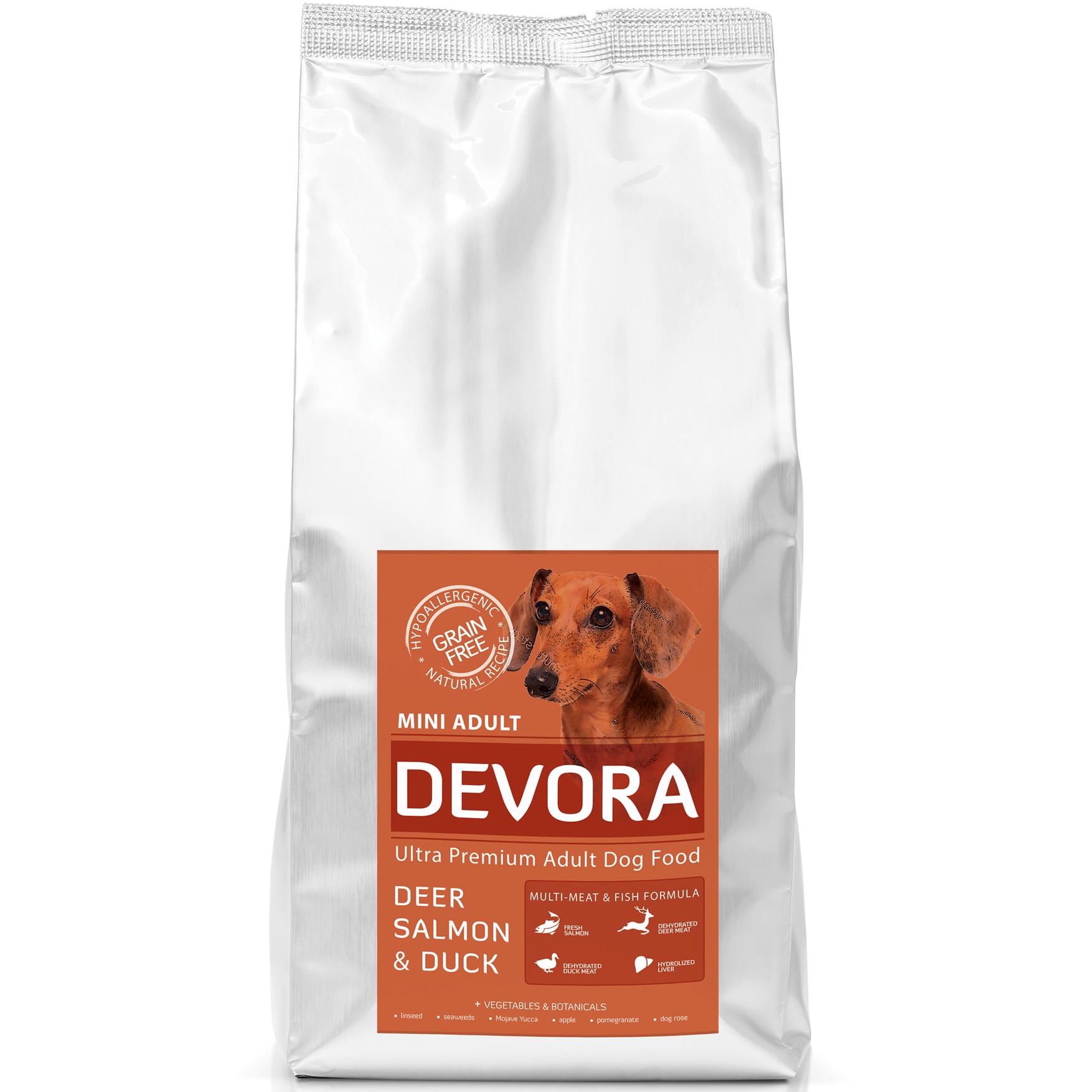 Hrana uscata pentru caini Devora Grain Free, Mini Adult, Caprioara ...