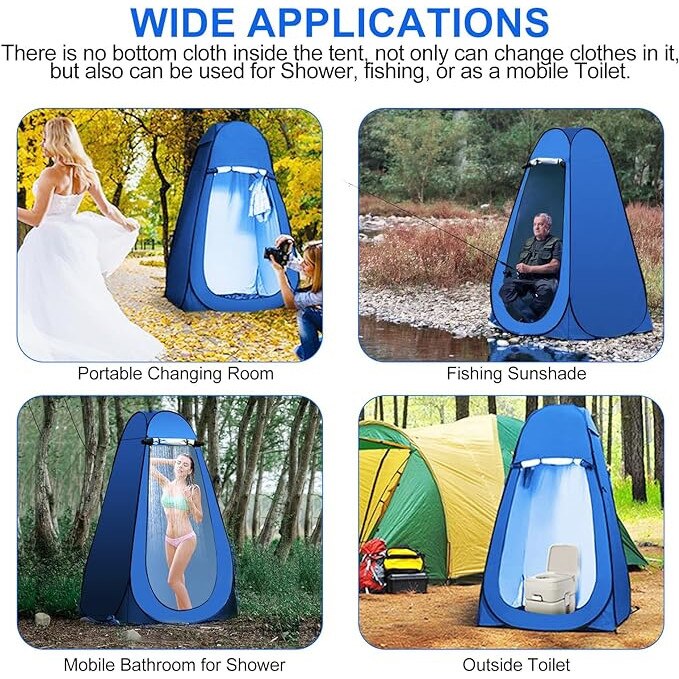 Cort pentru dus solar, XGETOP®, instalare rapida, husa depozitare ...