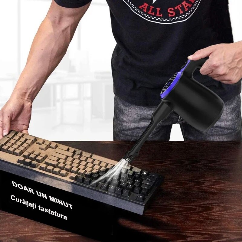 Electric Compressed Air Duster 500W Air Blower Computer Keyboard ...