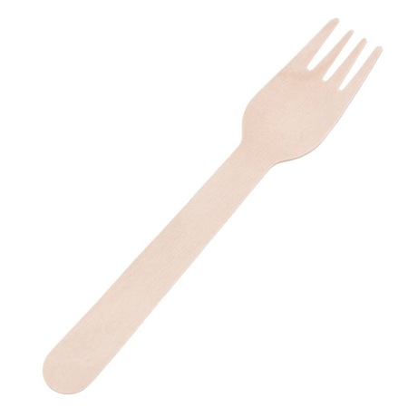 Set 50 furculite de unica folosinta, PartyCollection, lemn, 16cm - eMAG.ro