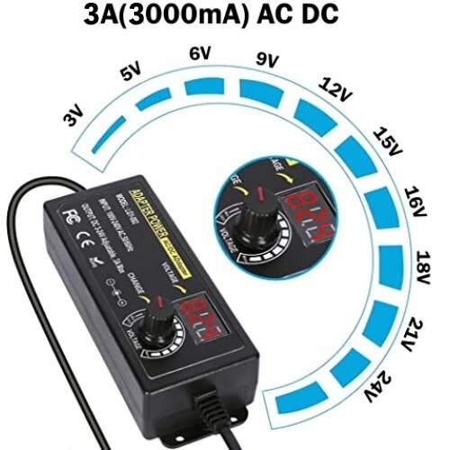 Alimentator Reglabil Universal 3-24V, 3000mA, Afisaj Digital de Voltaj ...