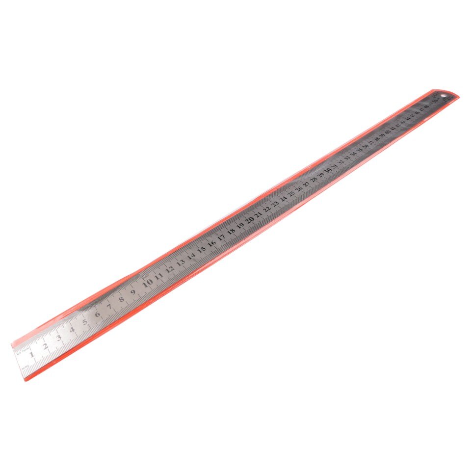 Rigla metalica Crisalida, centimetri si inch, lungime 50 cm - eMAG.ro