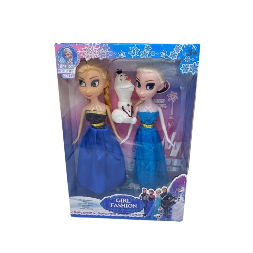 Set 2 papusi Ana, Elsa SI Olaf, 23 cm, 3 ani + - eMAG.ro