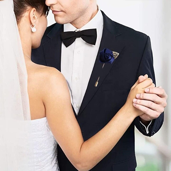 Ac pentru Rever, Aliaj, Albastru Regal, pentru Nunta - eMAG.ro