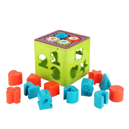 Jucarie interactiva, cub cu forme, verde, LC - eMAG.ro