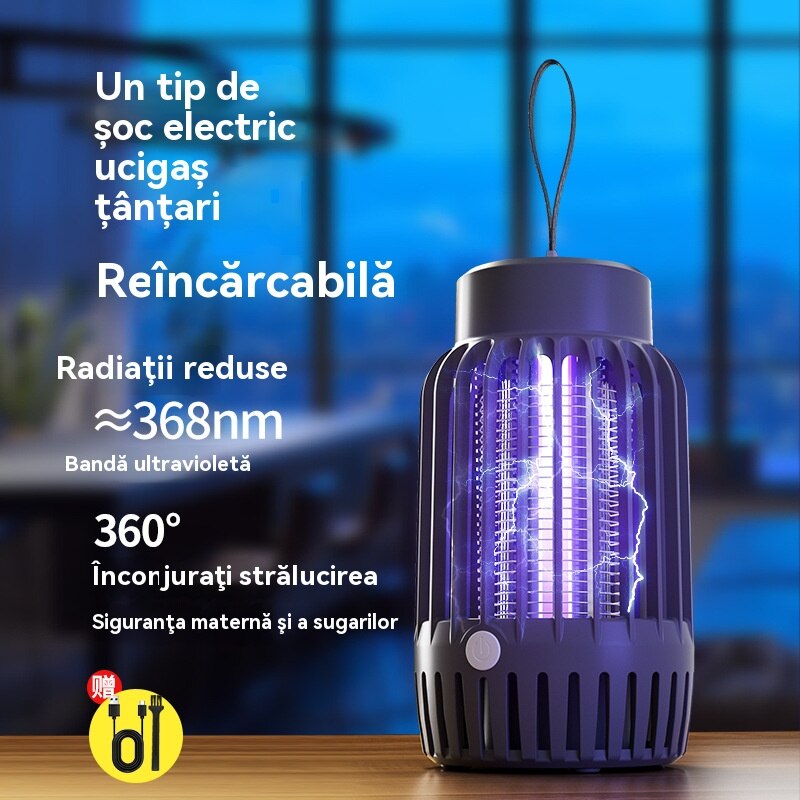 Lampa UV anti insecte, silentioasa, lampa pentru indepartarea Insectelor, tantari, impotriva ...
