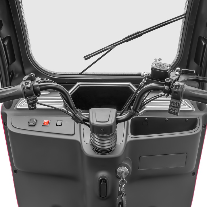 Tricicleta electrica KUBA OPTIMUS MAX, cu cabina, putere max 1000W ...