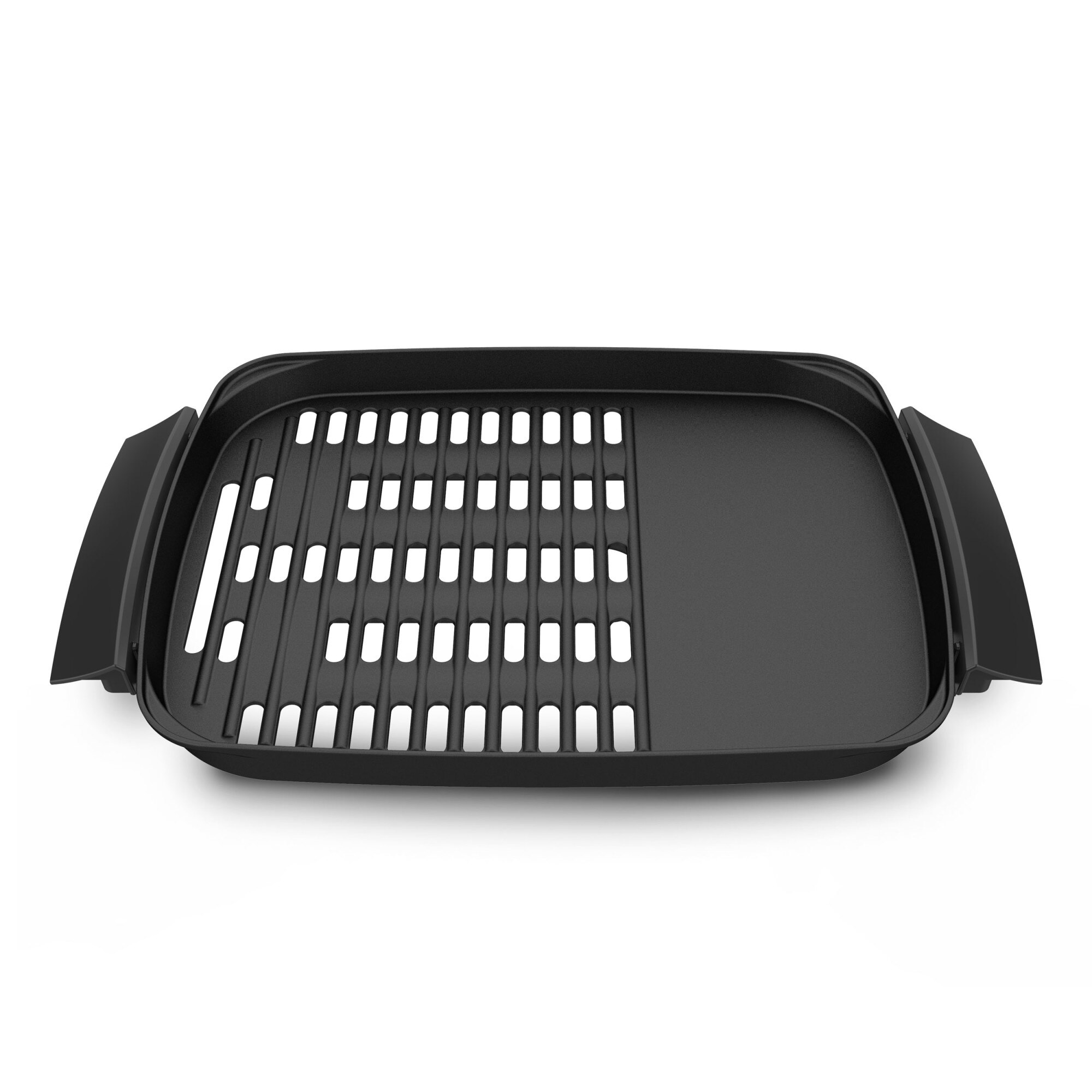 Gratar electric cu capac, Rohnson R2528 Grill Master, 2000W, 30 x 40 cm ...