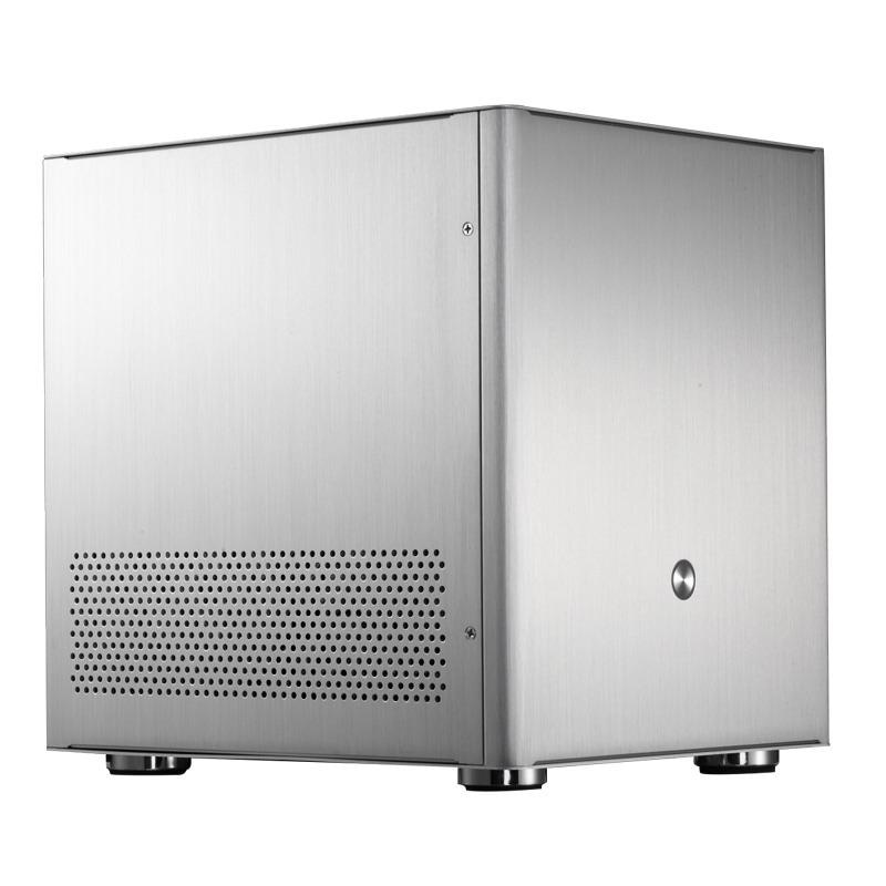 Carcasa Jonsbo V4, Cube Tower, Fara sursa, mITX, mATX Argintiu - eMAG.ro