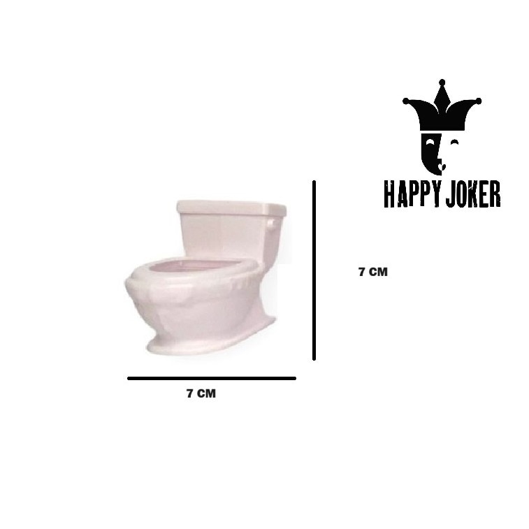 Set 6 Figurine cu 6 WC Skibidi Toilet, 8 cm, multicolor, 4 ani+ HAPPY ...