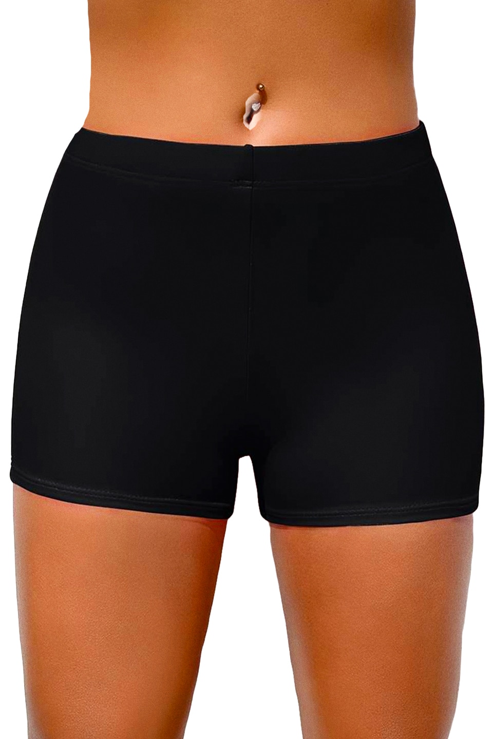 Slip de baie dama Ozi, de tip boxeri cu talie inalta - eMAG.ro