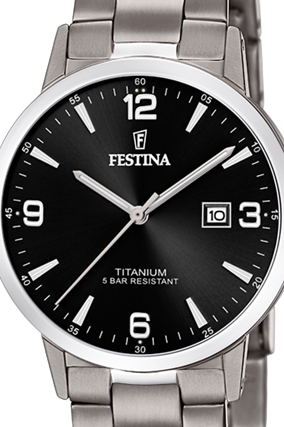 Festina, Ceas quartz din titan, Argintiu - eMAG.ro