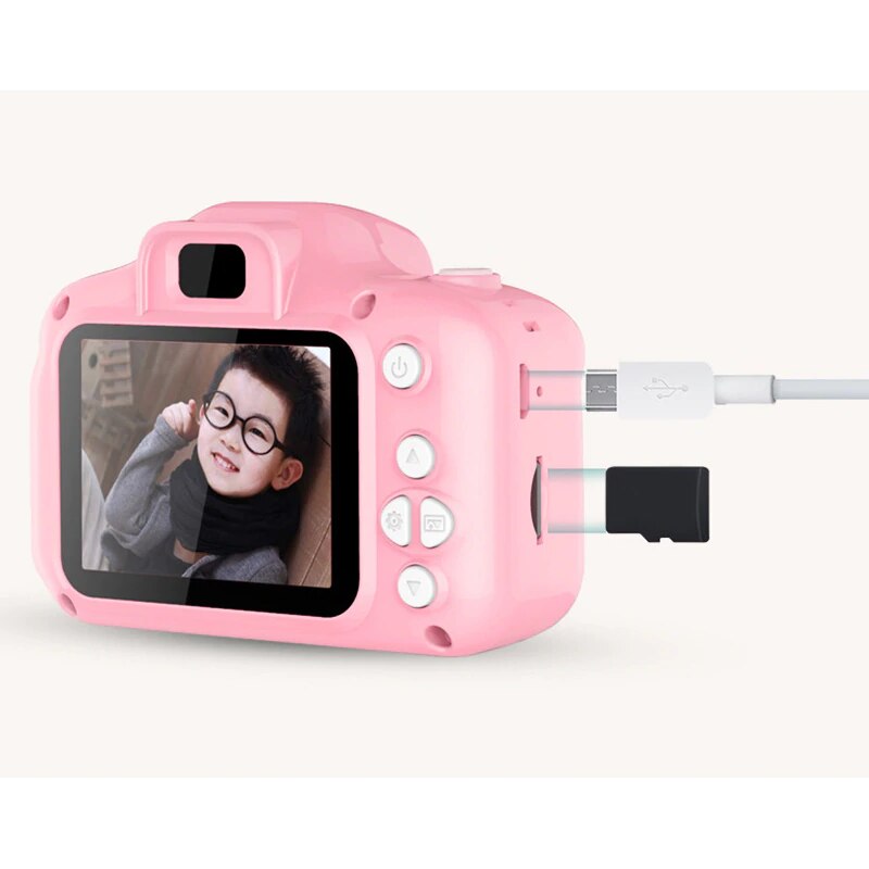 Camera foto/video digitala pentru copii full HD, cu jocuri si efecte ...