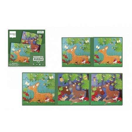 Carte de puzzle magnetica, Scratch Europe, Multicolor - eMAG.ro