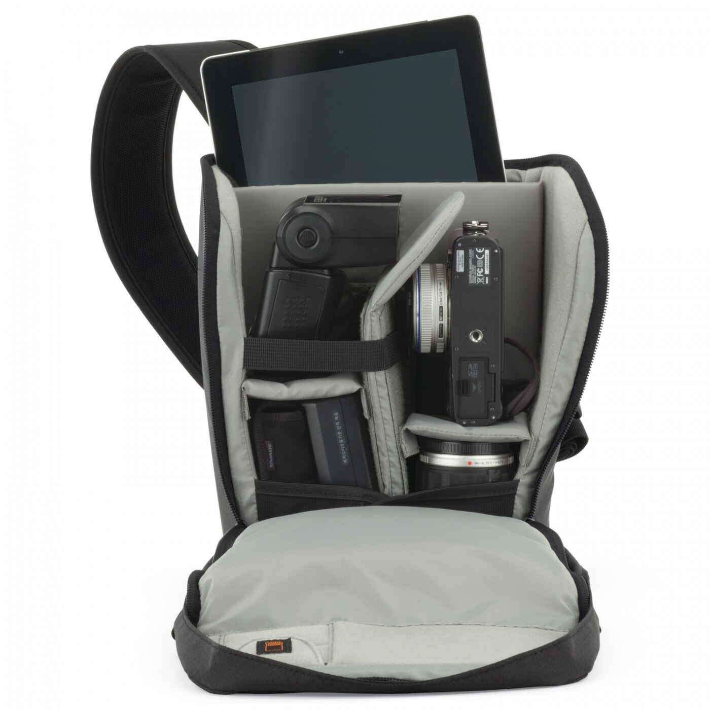 Geanta foto Lowepro SlingShot 150, Negru - eMAG.ro