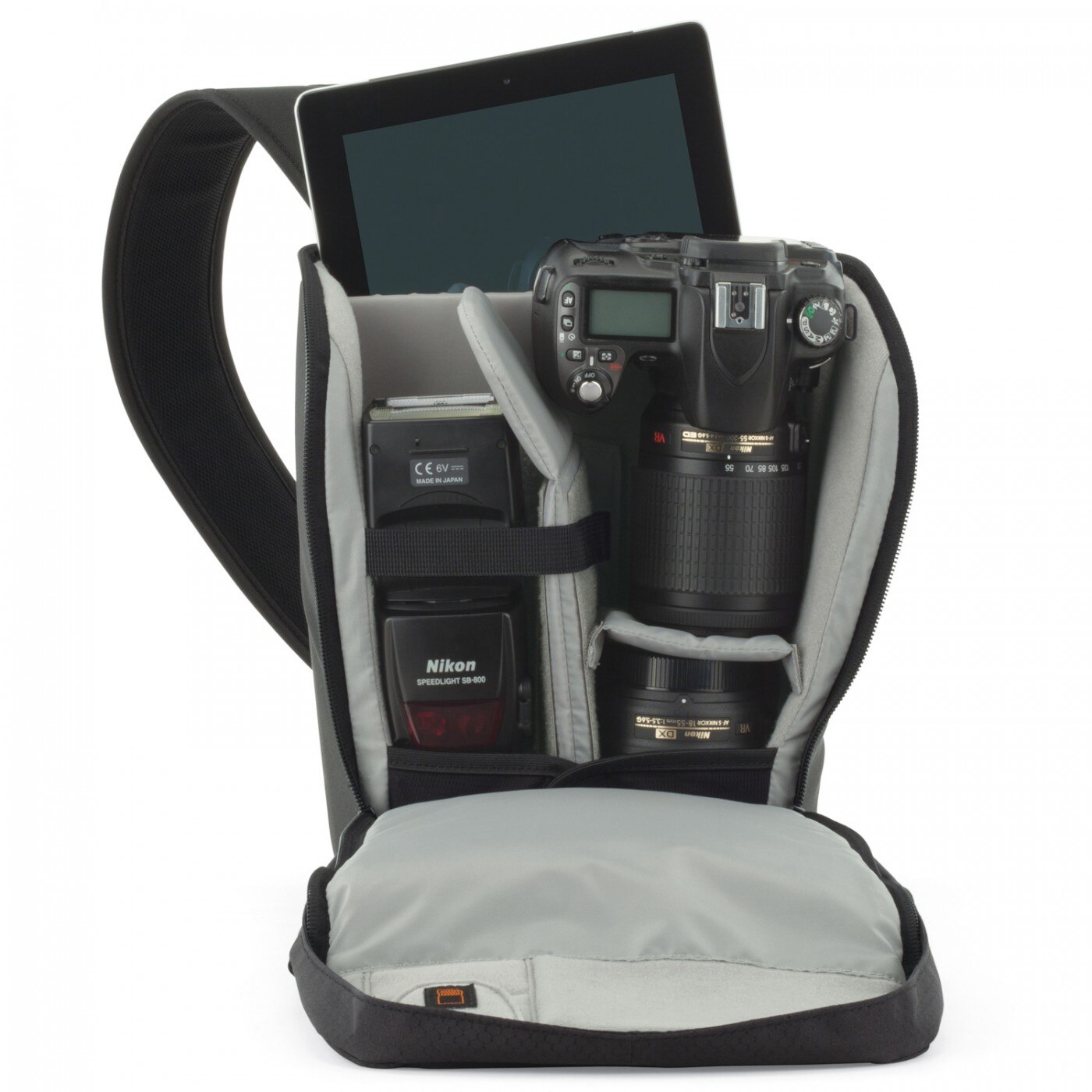 Geanta foto Lowepro SlingShot 150, Negru - eMAG.ro
