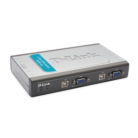 Switch KVM D-Link DKVM-4U, 4 porturi, USB - eMAG.ro