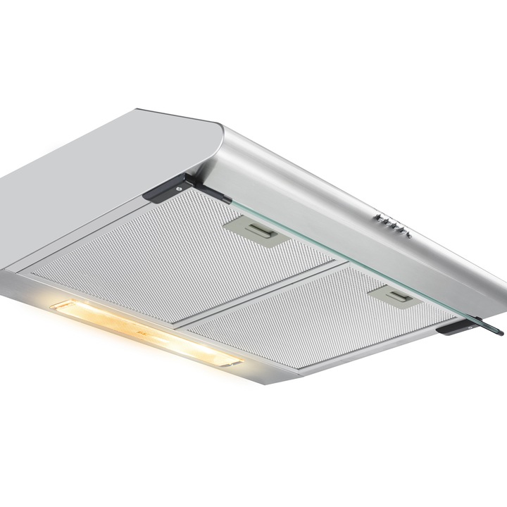 Hota traditionala Heinner XCH-450S, Putere de absorbtie 323 mc/h, 2 ...