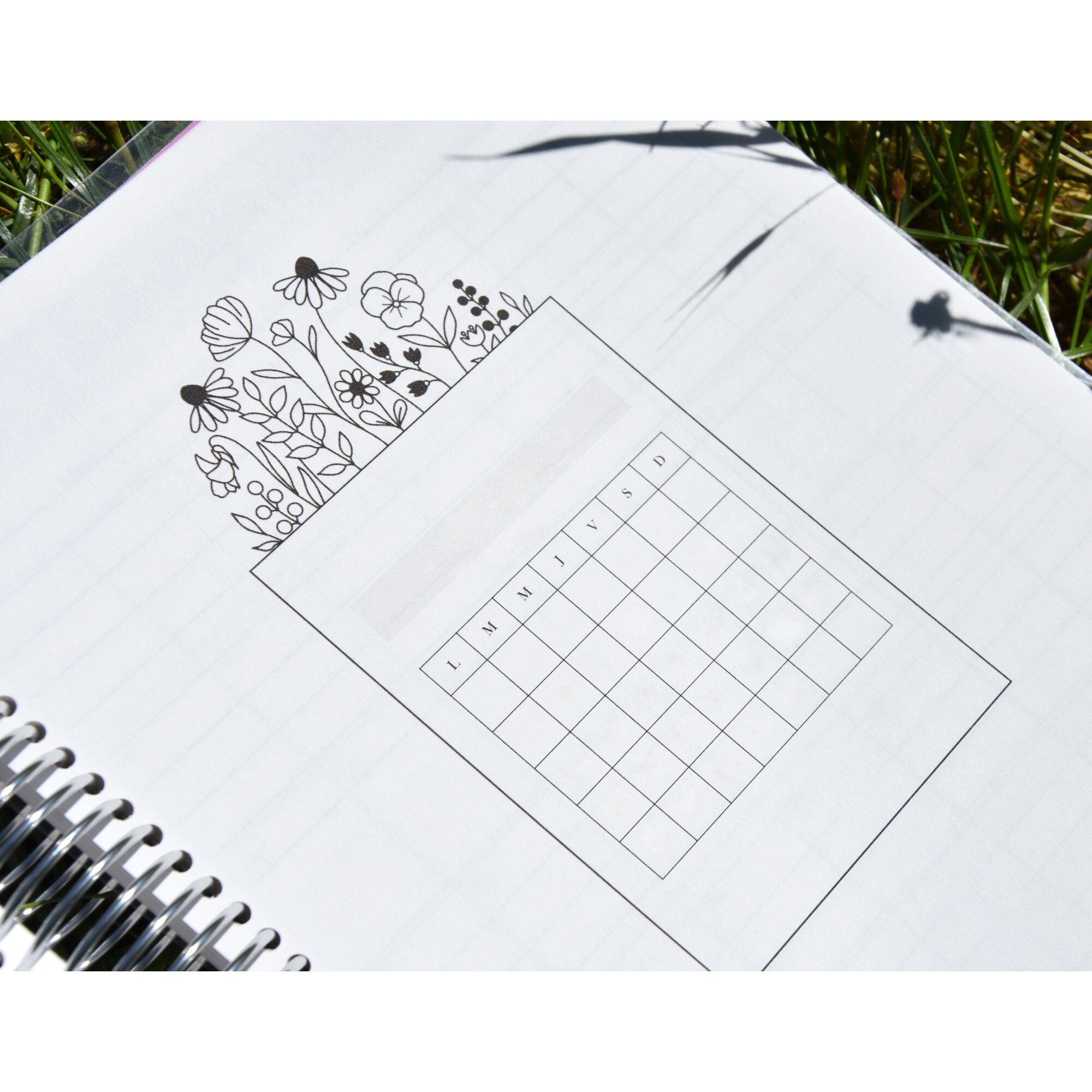 Agenda Nedatata, Spirala Metalica, Hartie 120g/mp, Planner pentru ...