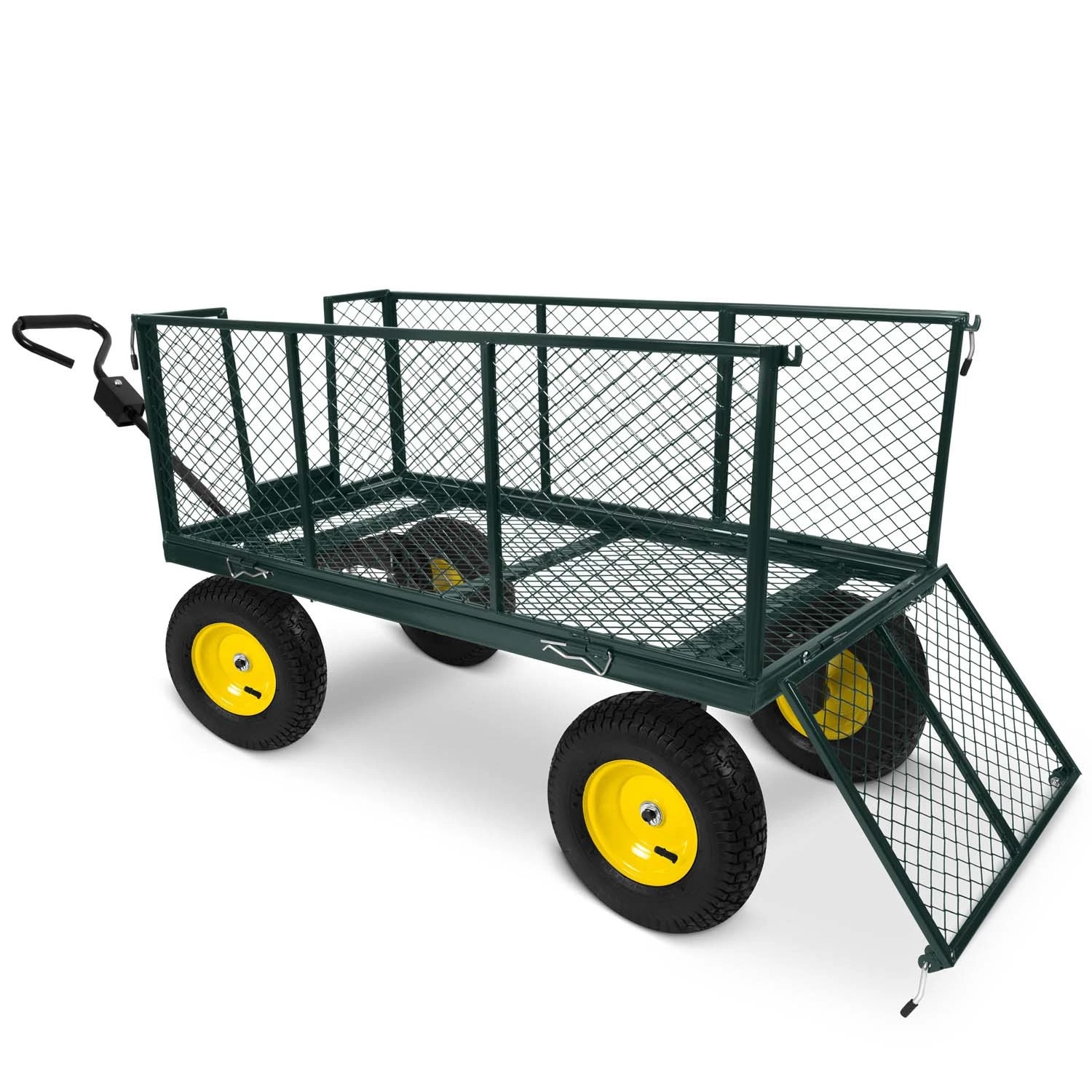 Carucior transport marfa DacEnergy©, cadru puternic din otel, roti ...