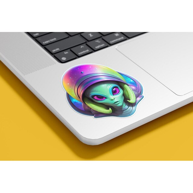 Sticker Extraterestru - Model - 99 - 5 CM - eMAG.ro
