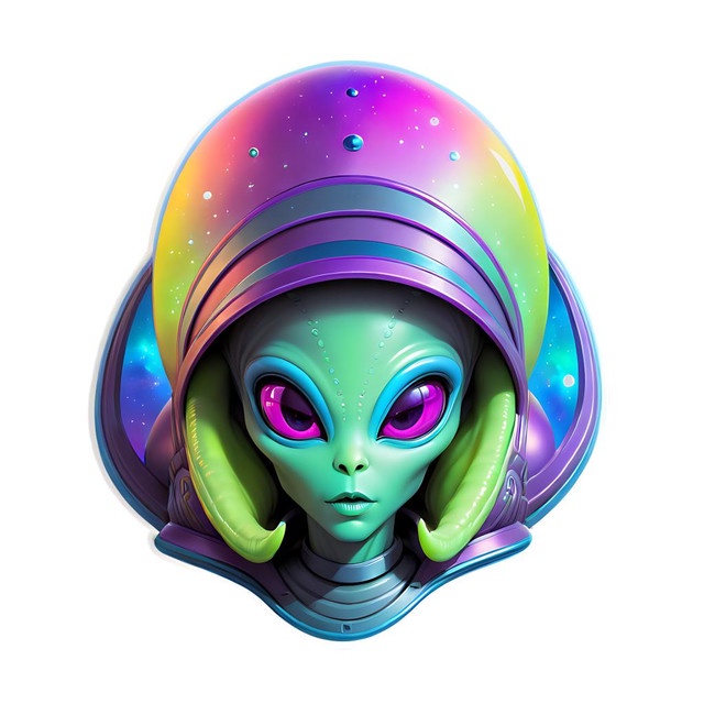 Sticker Extraterestru - Model - 99 - 5 CM - eMAG.ro