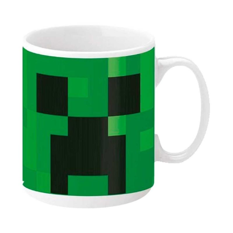 Set cana si sticla Minecraft Creeper, Multicolor - eMAG.ro