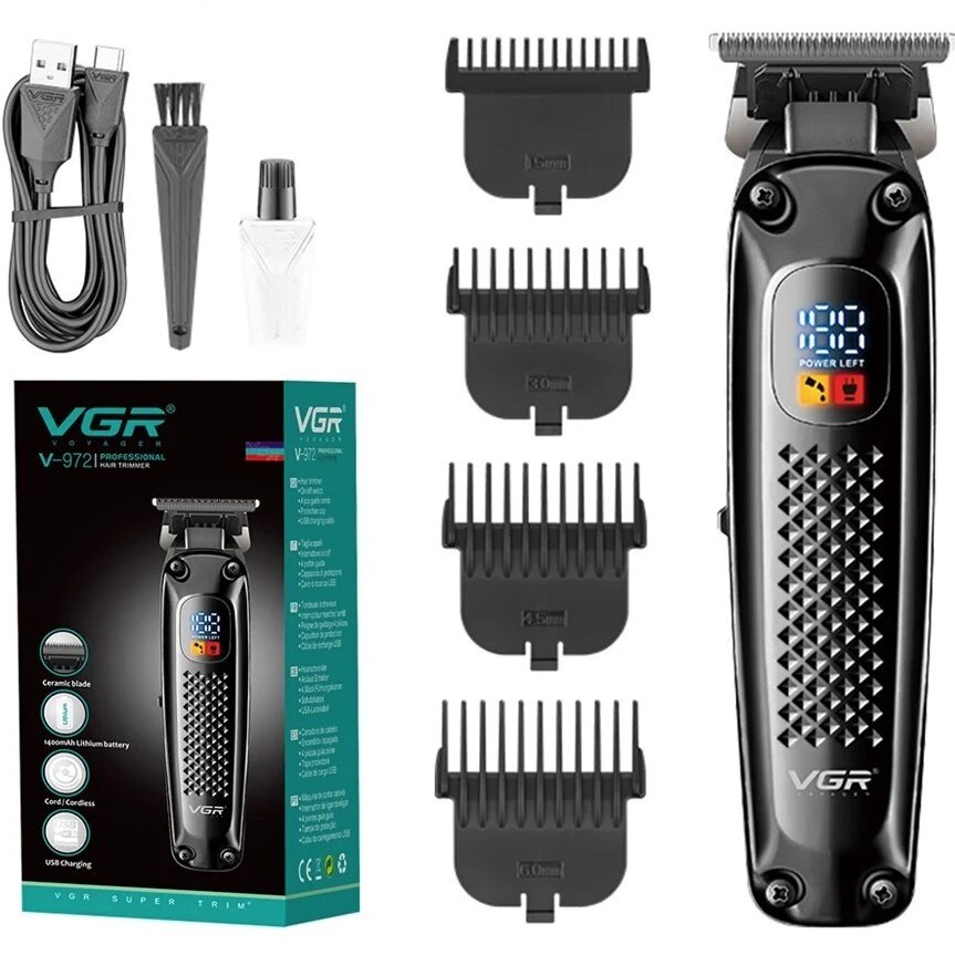 Masina de tuns profesionala VGR V 972 cu afisaj digital LED - eMAG.ro