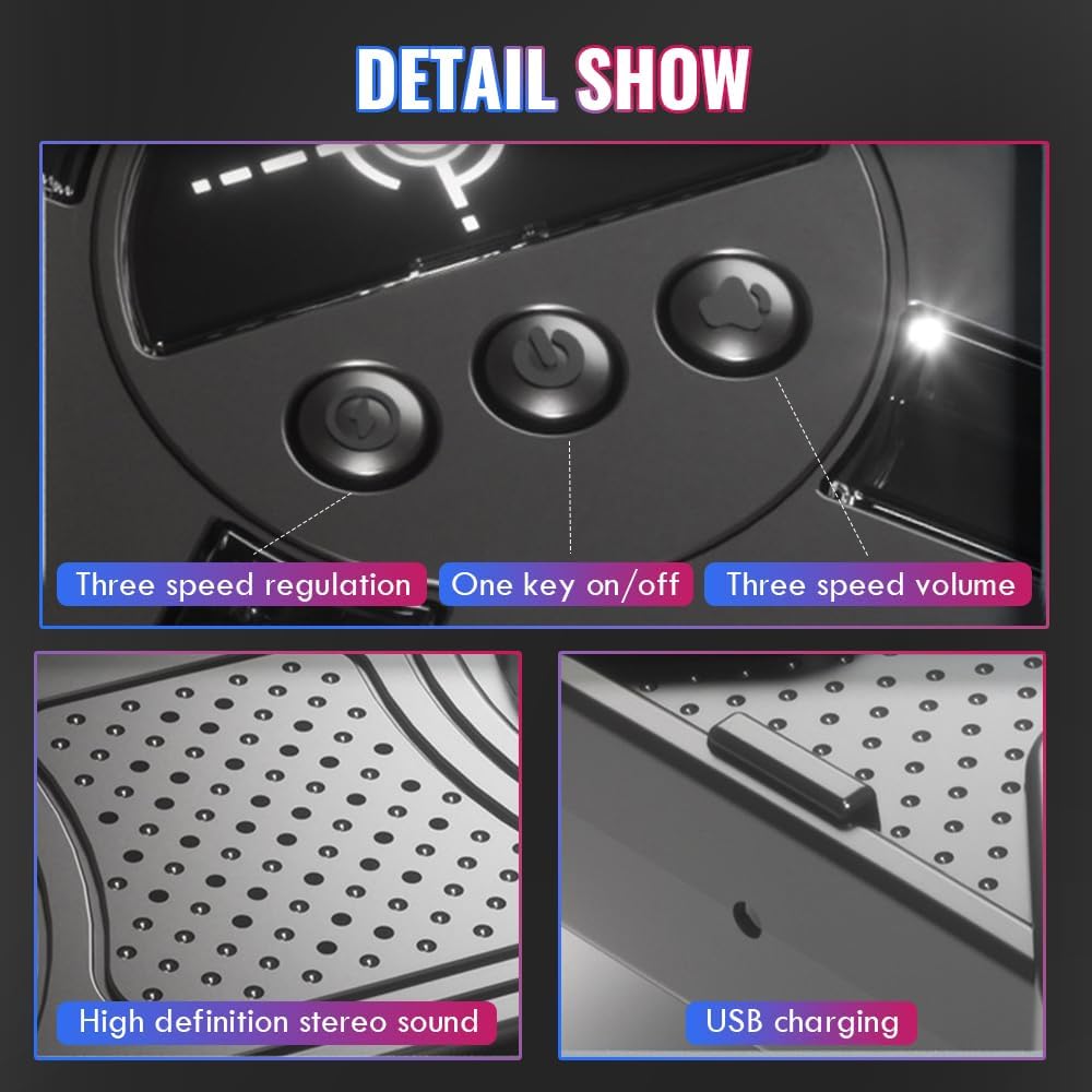 Set masina de box cu manusi, Excitat®, conexiune Bluetooth, difuzor ...