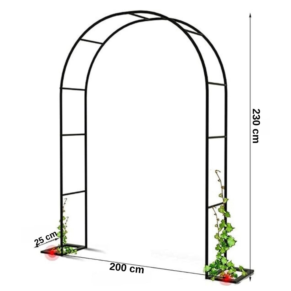 Arcada metalica pentru flori, rezistenta pentru gradina, suport ...