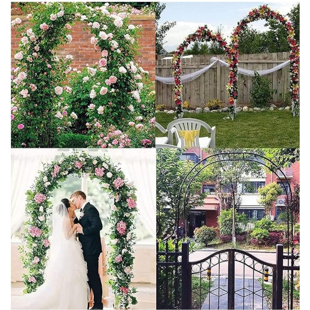 Arcada metalica pentru flori, Pergola rezistenta pentru gradina, suport ...