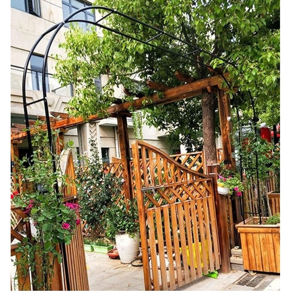 Arcada metalica pentru flori, Pergola rezistenta pentru gradina, suport ...