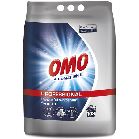 Прах за пране Omo Professional White, 7 кг, 87 пранета - eMAG.bg