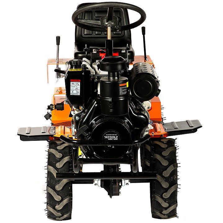 Mini tractor Detoolz, motorina, 17CP, 530CC, 4T - eMAG.ro