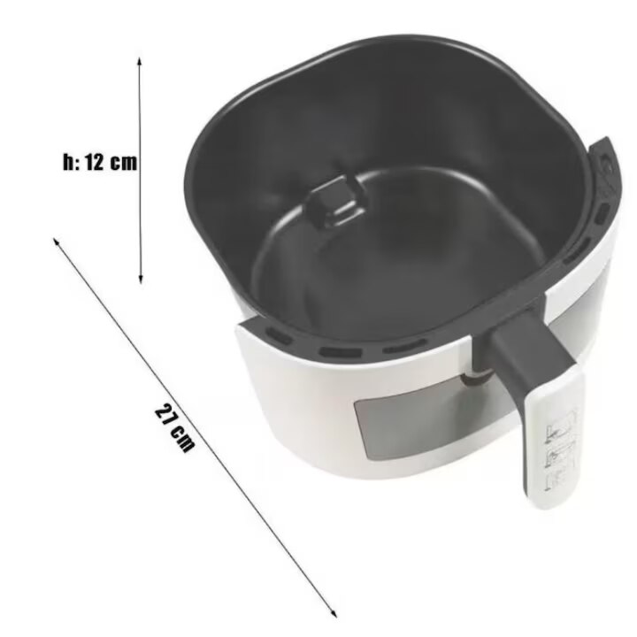 Friteuza AirFrayer, fara ulei Barste, putere 1500W, capacitate 6L, 8 ...