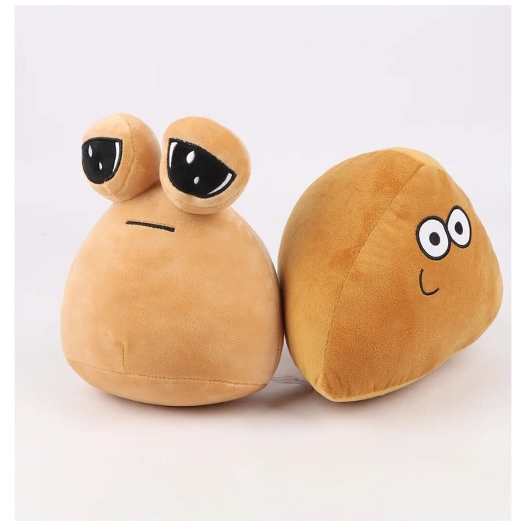 Set 2 Jucarii de plus, Pou, maro, 21 cm - eMAG.ro