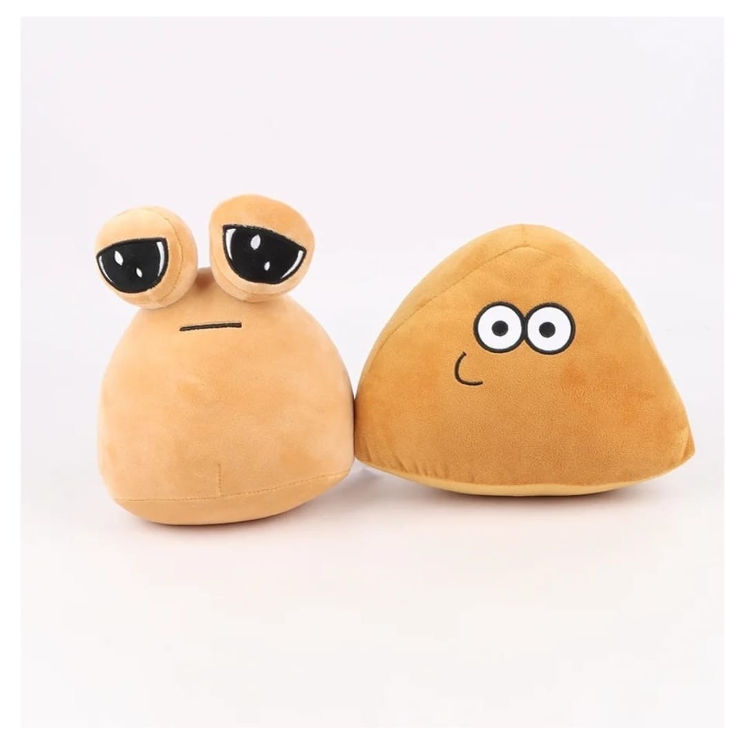 Set 2 Jucarii de plus, Pou, maro, 21 cm - eMAG.ro