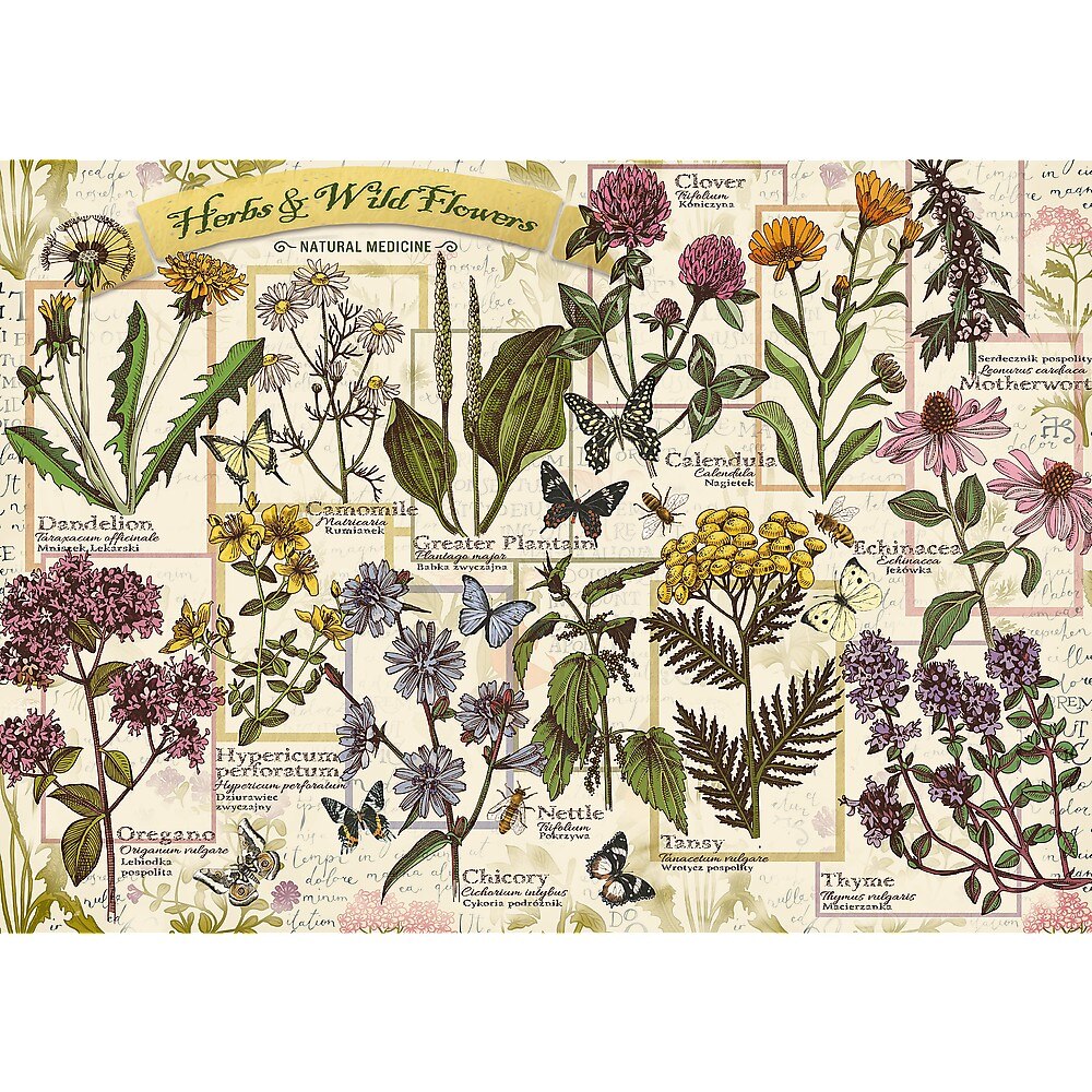 Puzzle Trefl - Plante si Flori Salbatice, 500 piese - eMAG.ro