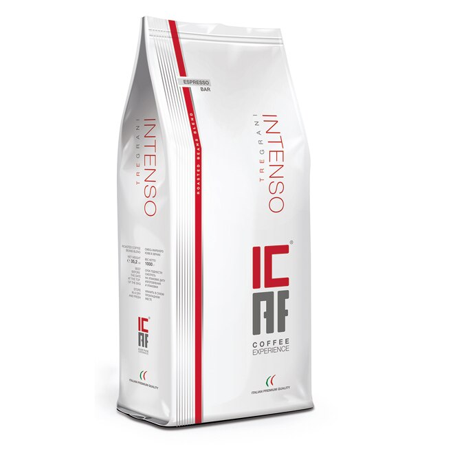 Cafea boabe profesionala ICAF, Intenso Tregrani, 250 g - eMAG.ro