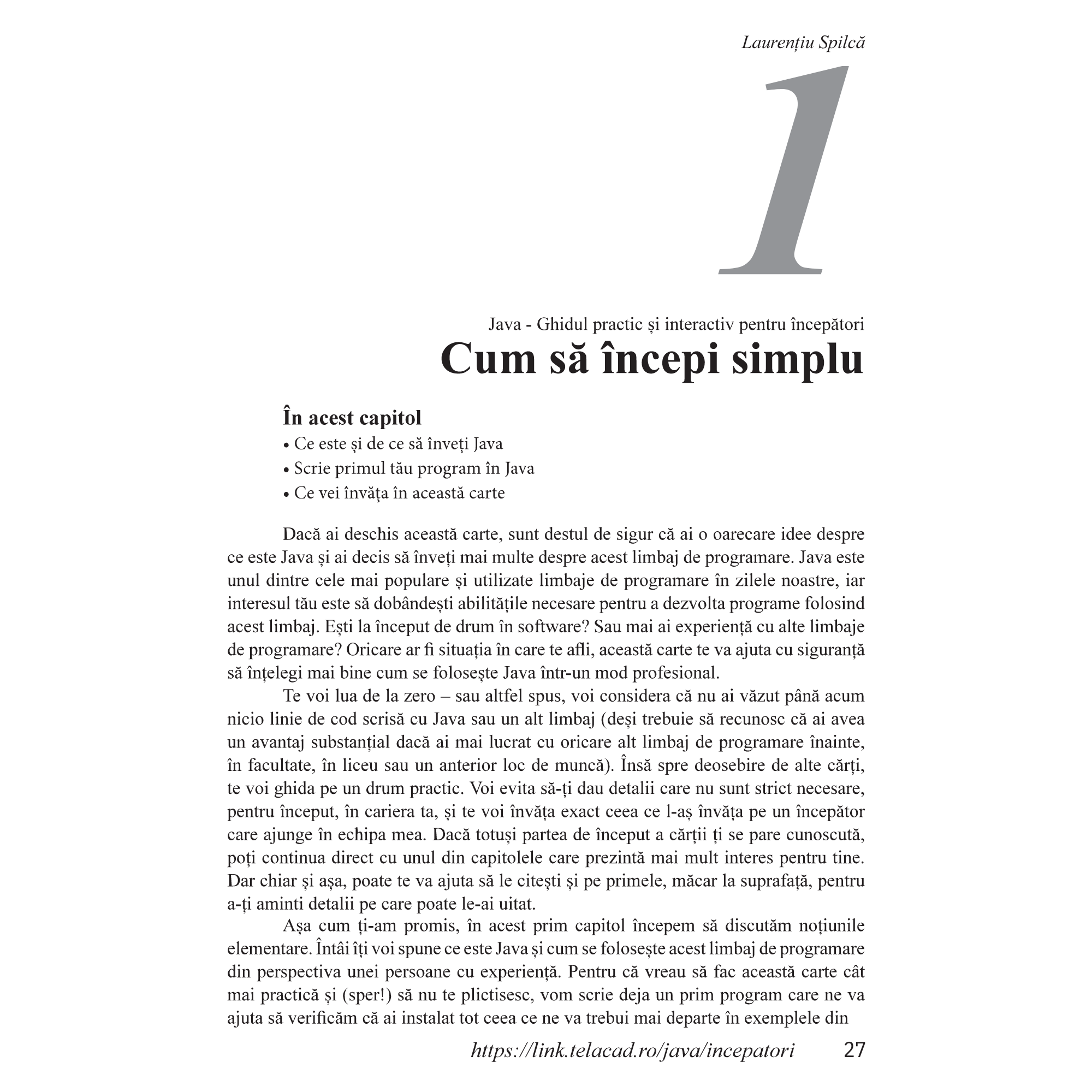 Java Ghidul practic si interactiv pentru incepatori, Laurentiu Spilca ...