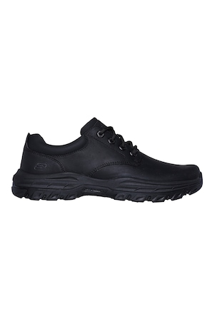 Skechers, Pantofi casual de piele si piele ecologica cu detalii logo ...