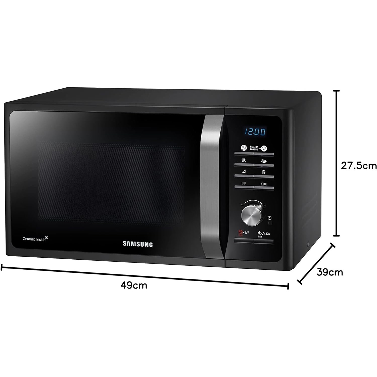 Cuptor cu microunde Samsung MG2AF301TCK/ET, 800W, 23l, functie grill ...