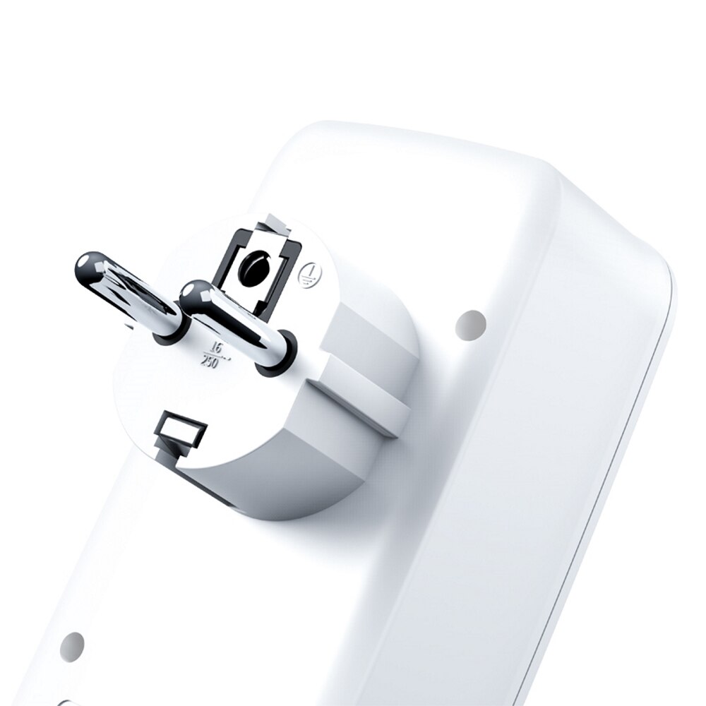 Priza inteligenta XO WL08, 3 Sockets + 2USB-A, alba - eMAG.ro